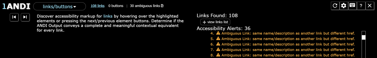 ANDI Web Accessibility Evaluation Tool - Digital Accessibility Services ...